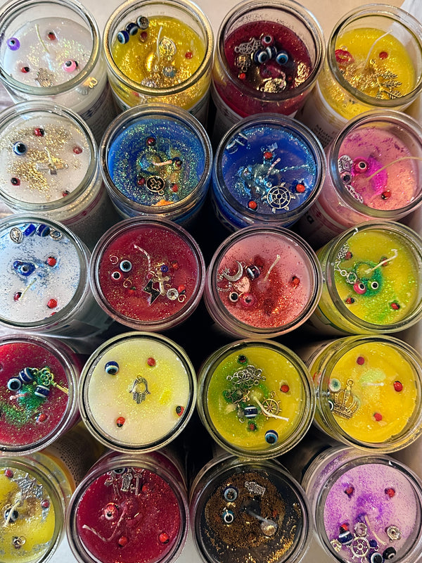 Prepared Candle of La Mano Poderosa – Strength, Healing & Protection ...