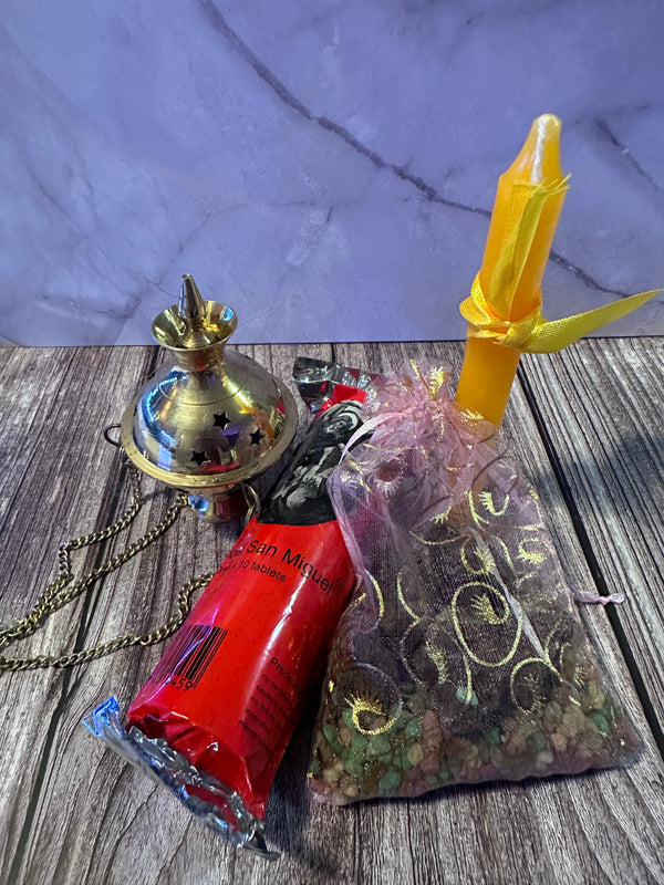 Incense Ritual Kit – Sacred Tools for Peace & Positivity - Botánica ...